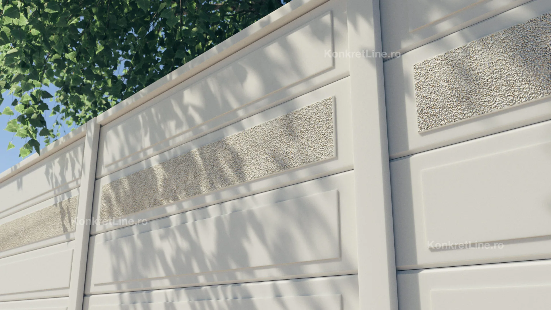 Gard beton prefabricat - Konkretline.ro